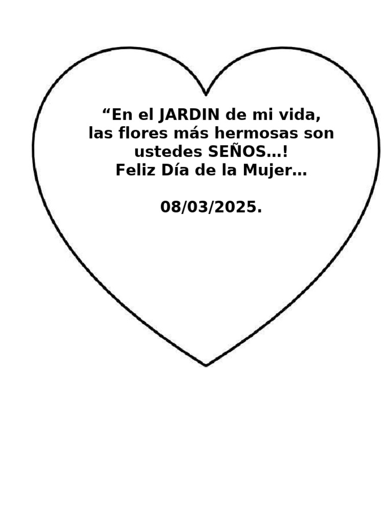 Actividad Dia de La Mujer | PDF