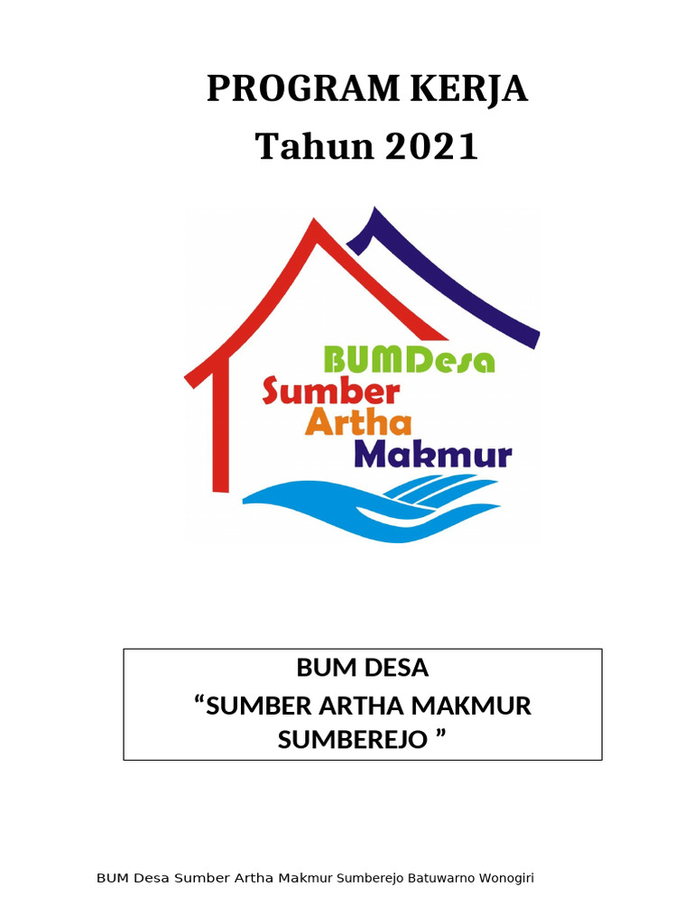 Contoh Program Kerja BUMDesa 4 | PDF
