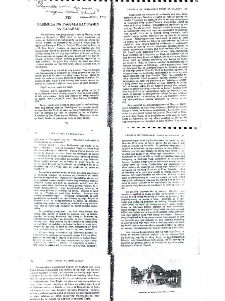 Mga Gunita NG Himagsikan | PDF