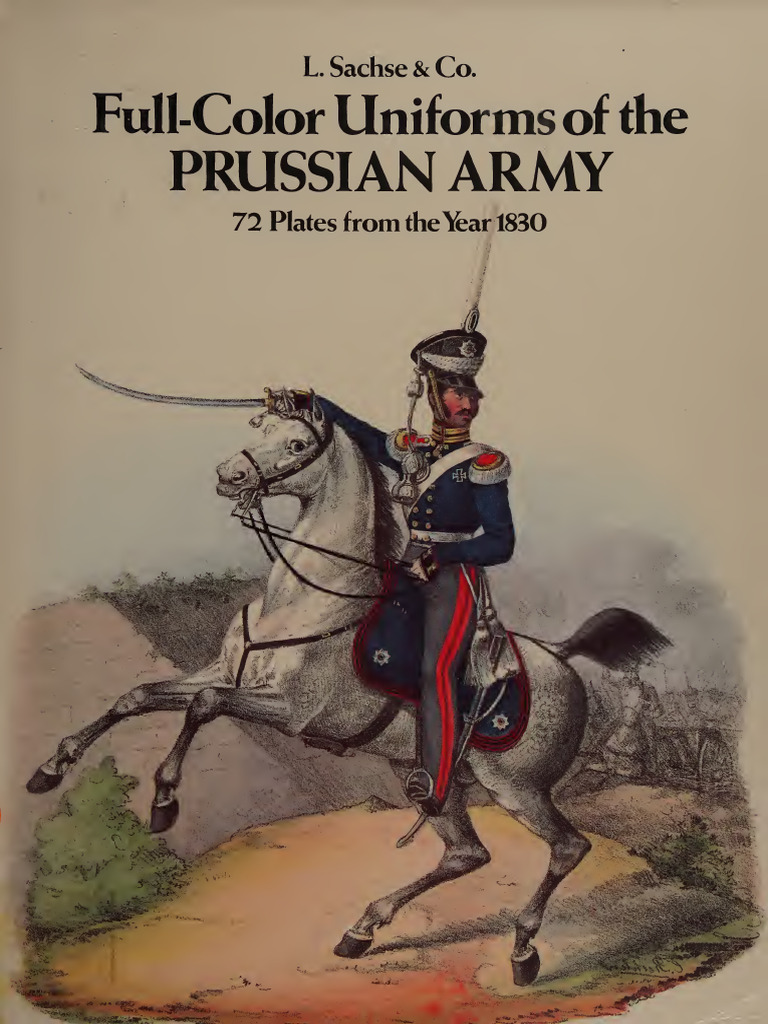 Prussian Army Uniforms: 1830 Plates | PDF | Regiment | Lithography