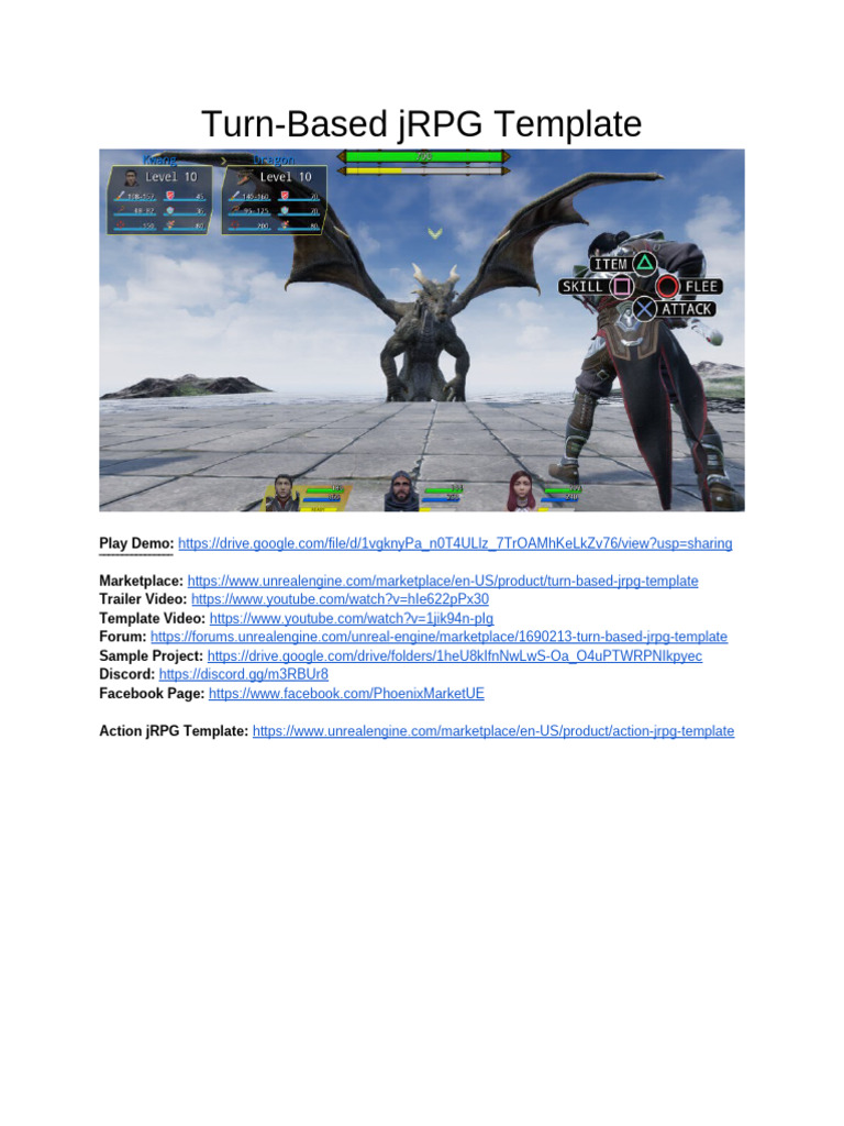 Turn-Based JRPG Template | PDF | Exponential Function | Parameter ...
