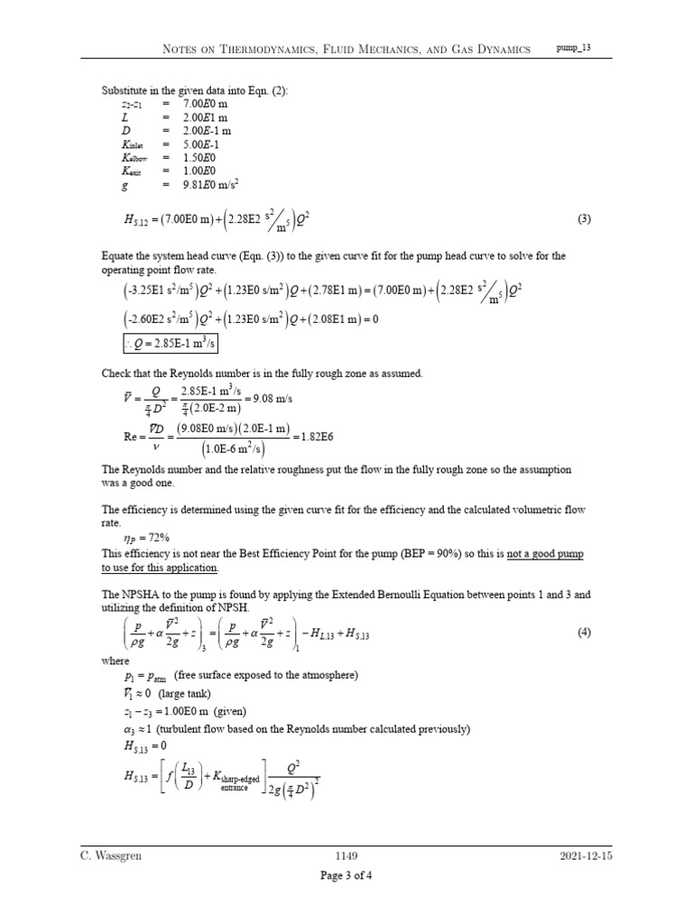 Pumps OperatingPoint Reading-14 | PDF | Fluid Dynamics | Applied And ...