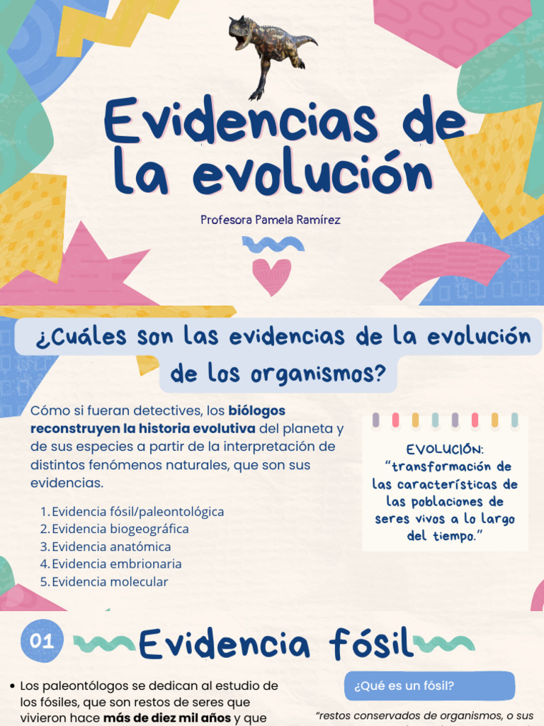 Evidencias de la evolución biológica | PDF | Evolución | Adn