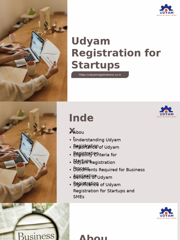 Udyam Registration For Startups | PDF | Small And Medium Sized ...