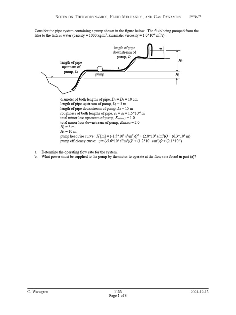 Pumps OperatingPoint Reading-20 | PDF
