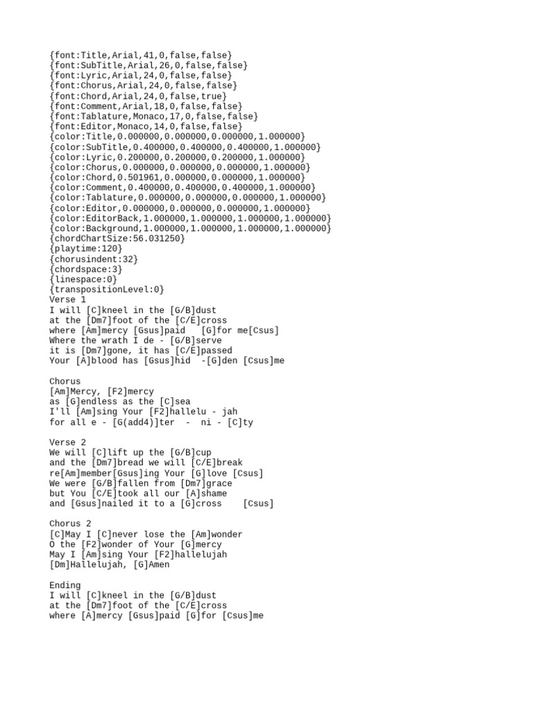 Mercy - Passion | PDF