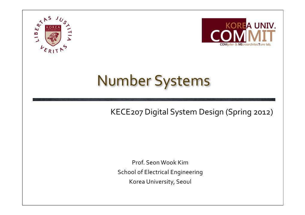 Digital Number Systems and Binary Arithmetic | PDF | Notation | Naming Conventions