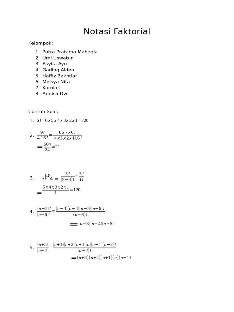 Contoh Soal MTK | PDF