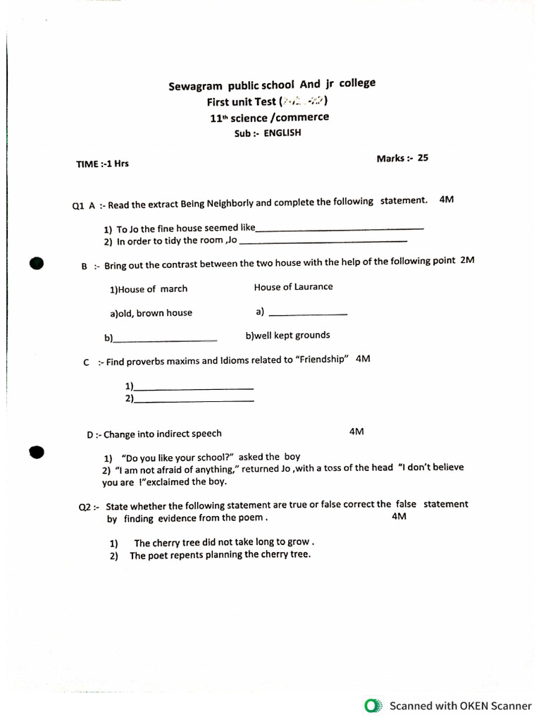 11th Science | PDF