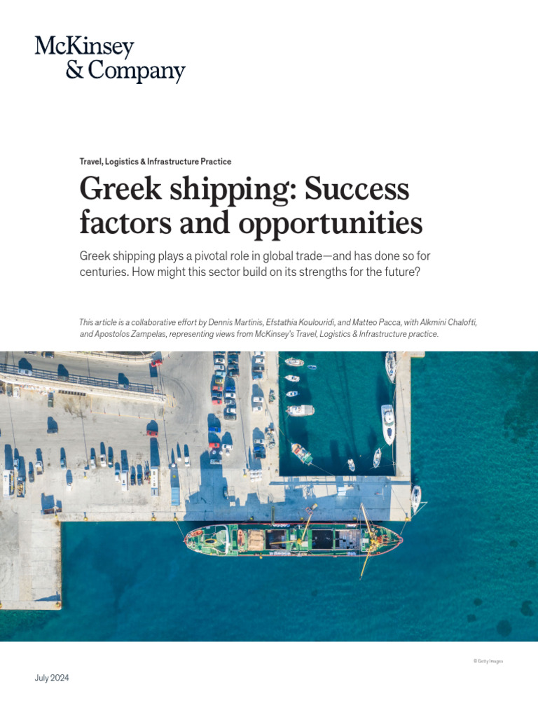 Greek Shipping: Success Factors & Growth | PDF | Greece | Ships