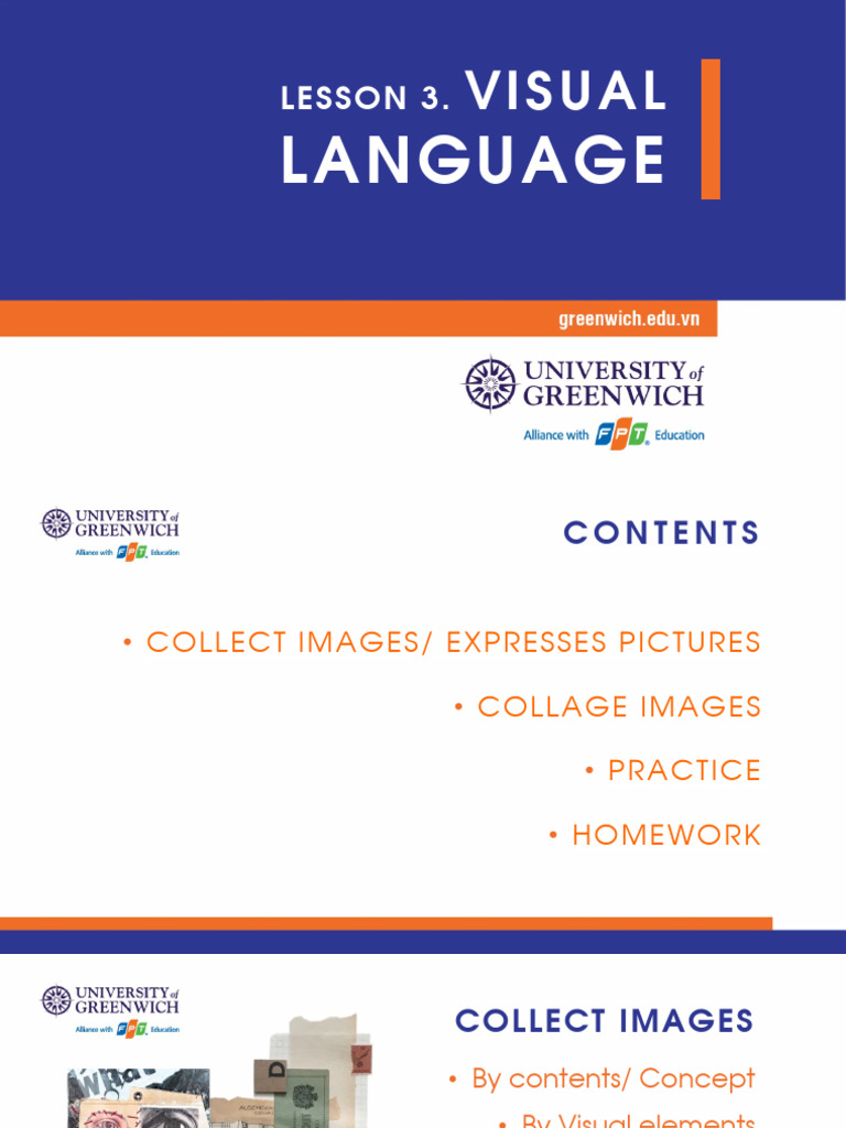 Lesson 3. Visual Language | PDF
