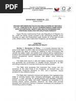 DOLE Inspection Checklist | PDF