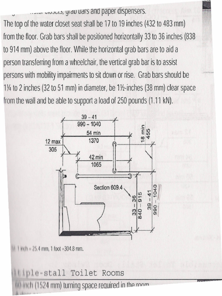 Accessible Toilet Specifications | PDF | Door | Toilet