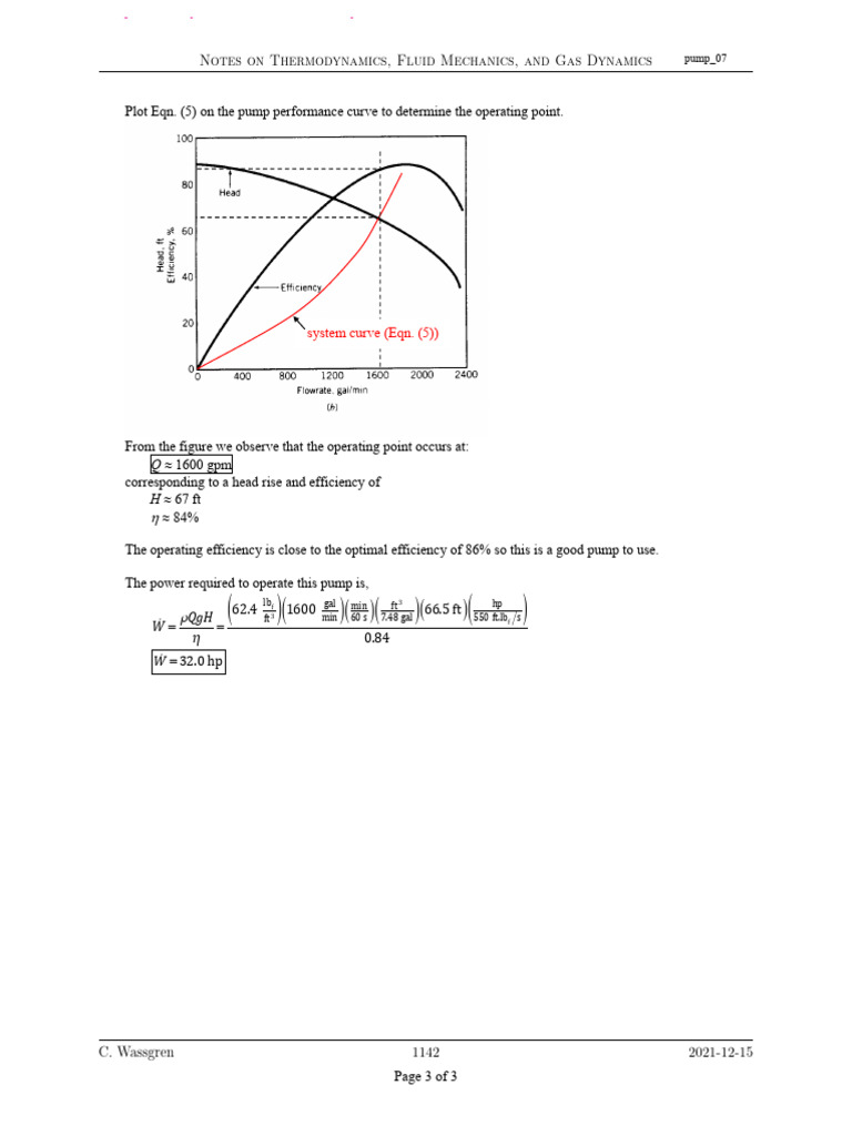 Pumps OperatingPoint Reading-7 | PDF