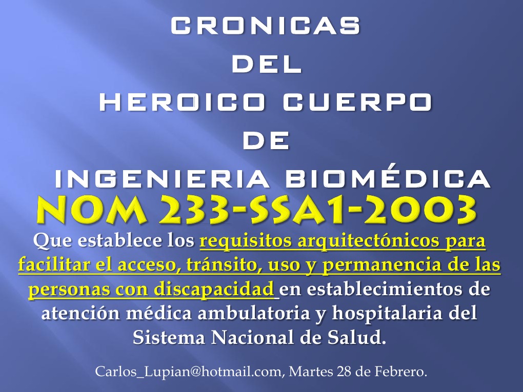 Nom 233 | PDF | Cuidado de la salud | Invalidez