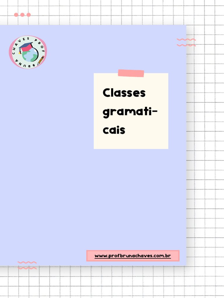 Classes Gramaticais Colorido X1q8el | PDF | Classe gramatical | Pronome