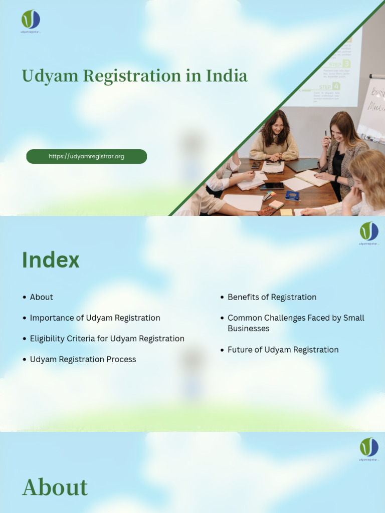 Udyam Registration for SMEs in India | PDF | Small And Medium Sized ...