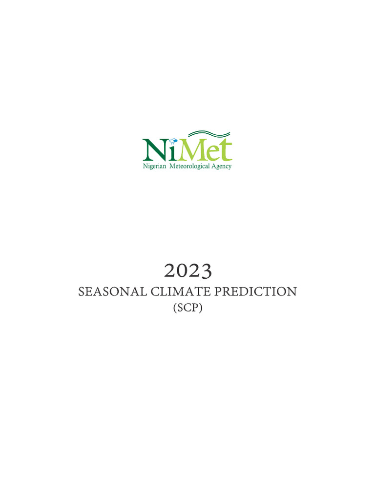 2023 Seasonal Climate Prediction | PDF