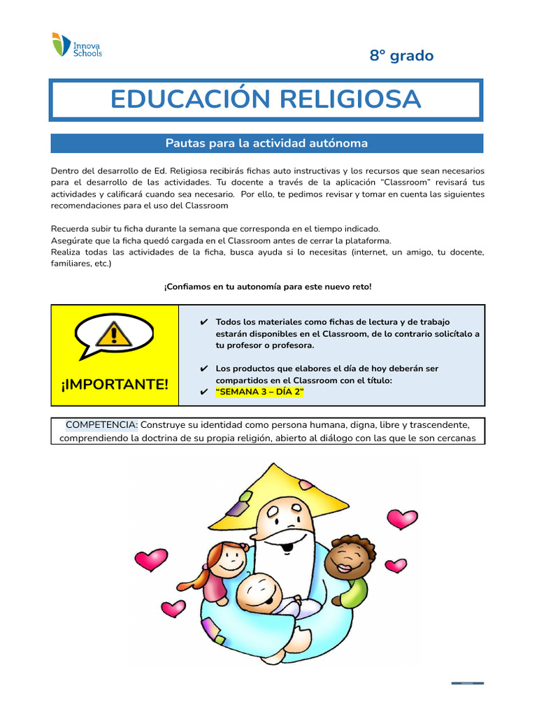 Ficha 6 El Servicio A Los Dems U1 8 - PDF | PDF | Amor | Maestros