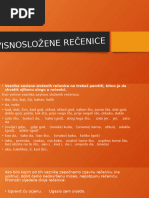 ZAVISNOSLOZENE RECENICE 8. Razred | PDF