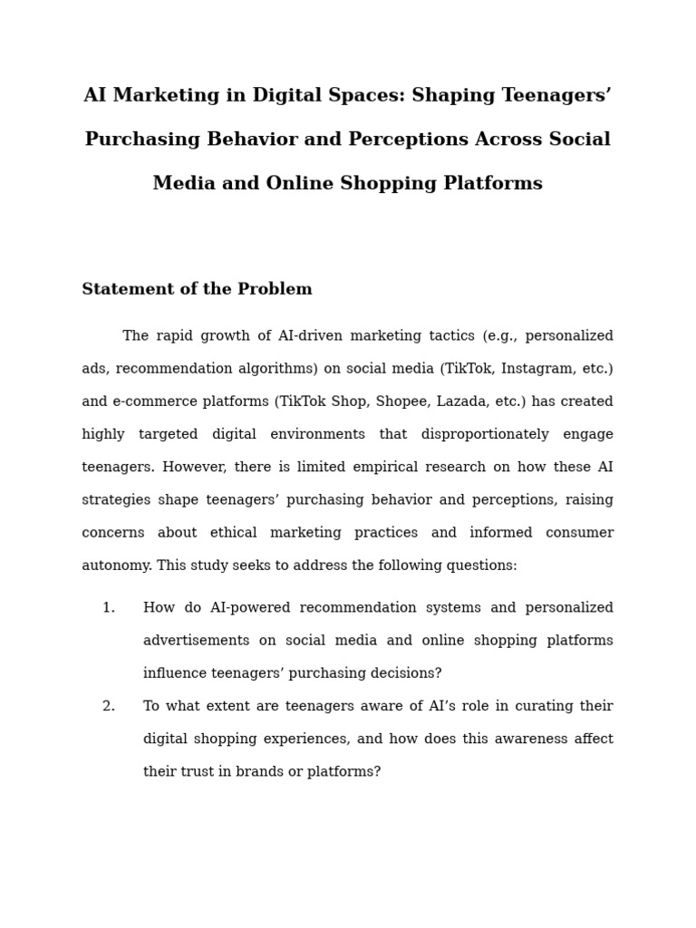 AI Marketing TD-Research | PDF | Artificial Intelligence | Intelligence ...