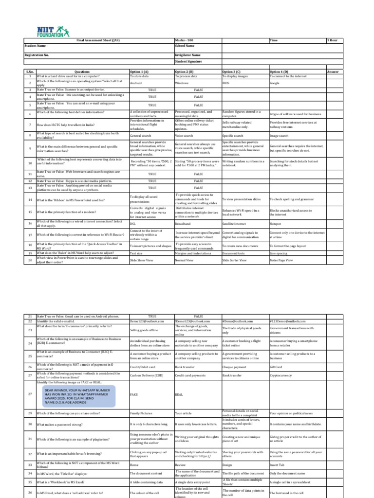 JAS Digital Literacy Assessment (Printable Version) - Johnson Mathhey 24-2-25 (Final) | PDF ...