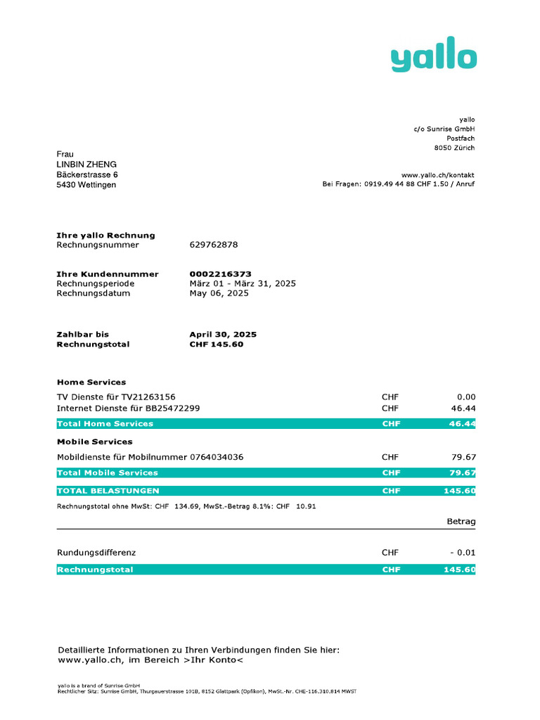 LINBIN ZHENG Final Yallo Bill Pdfa | PDF