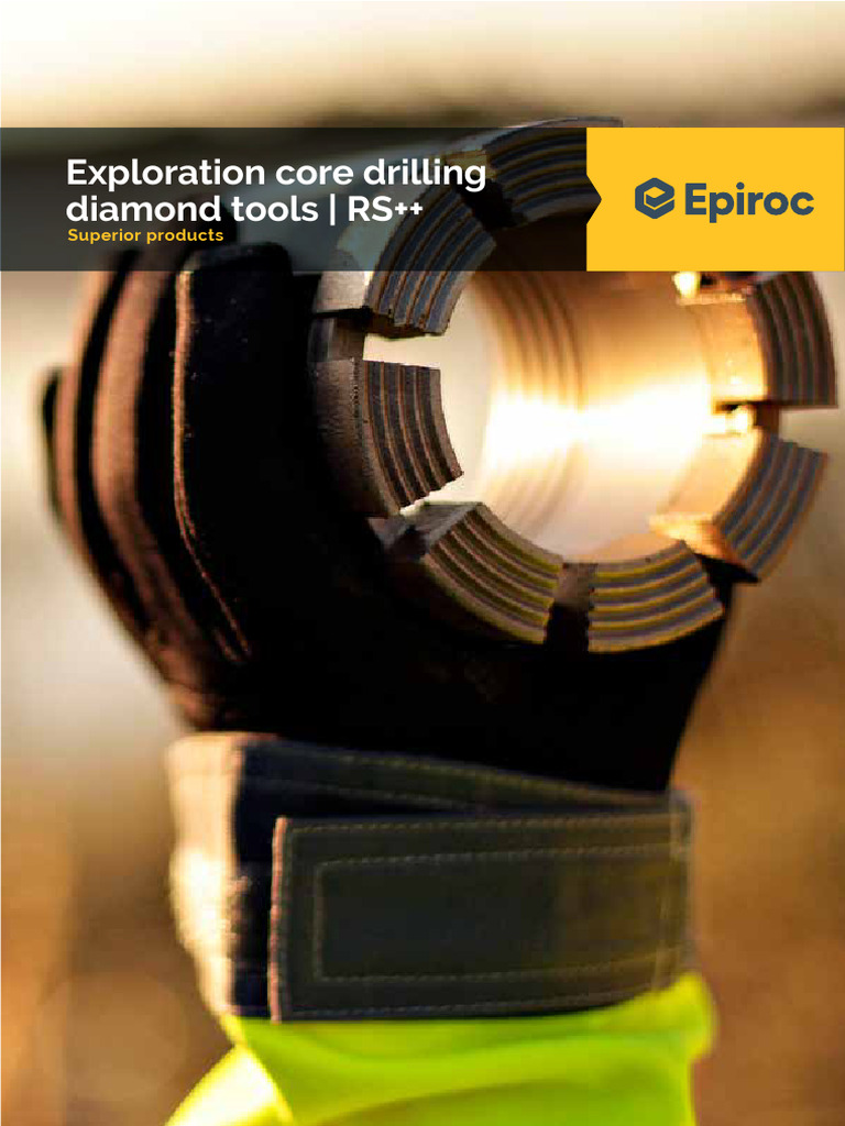 Epiroc Diamond Tools Catalogue RS++ | PDF | Diamond