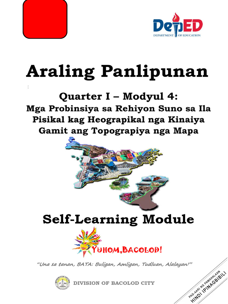 Araling Panlipunan: Self-Learning Module | PDF