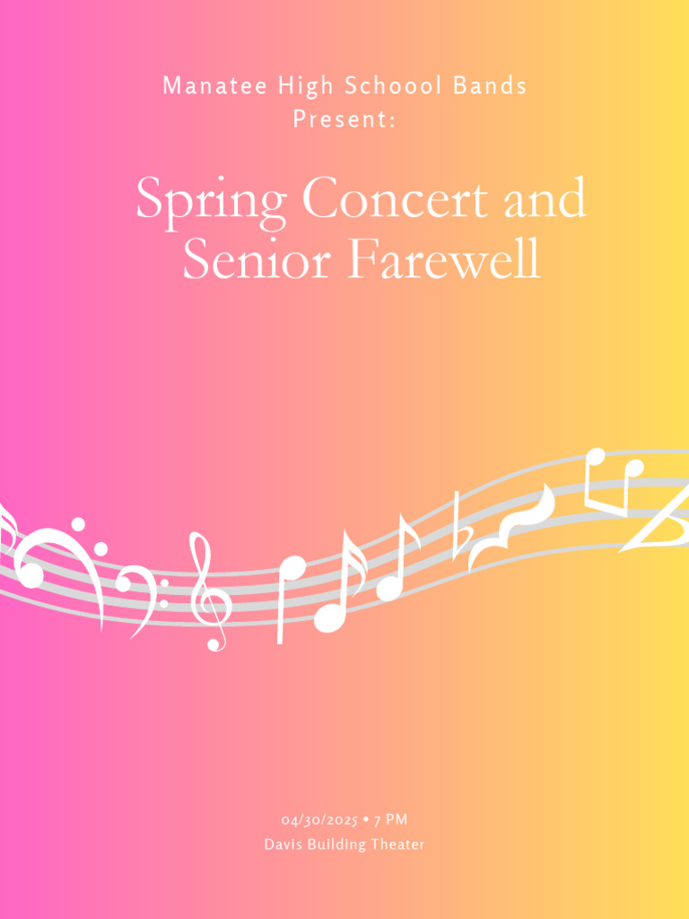 Musical Notes Concert Program | PDF