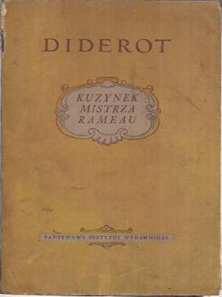 Kuzynek Mistrza Rameau - Denis Diderot | PDF