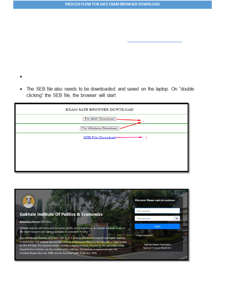 Safe Exam Browser Download Guide | PDF