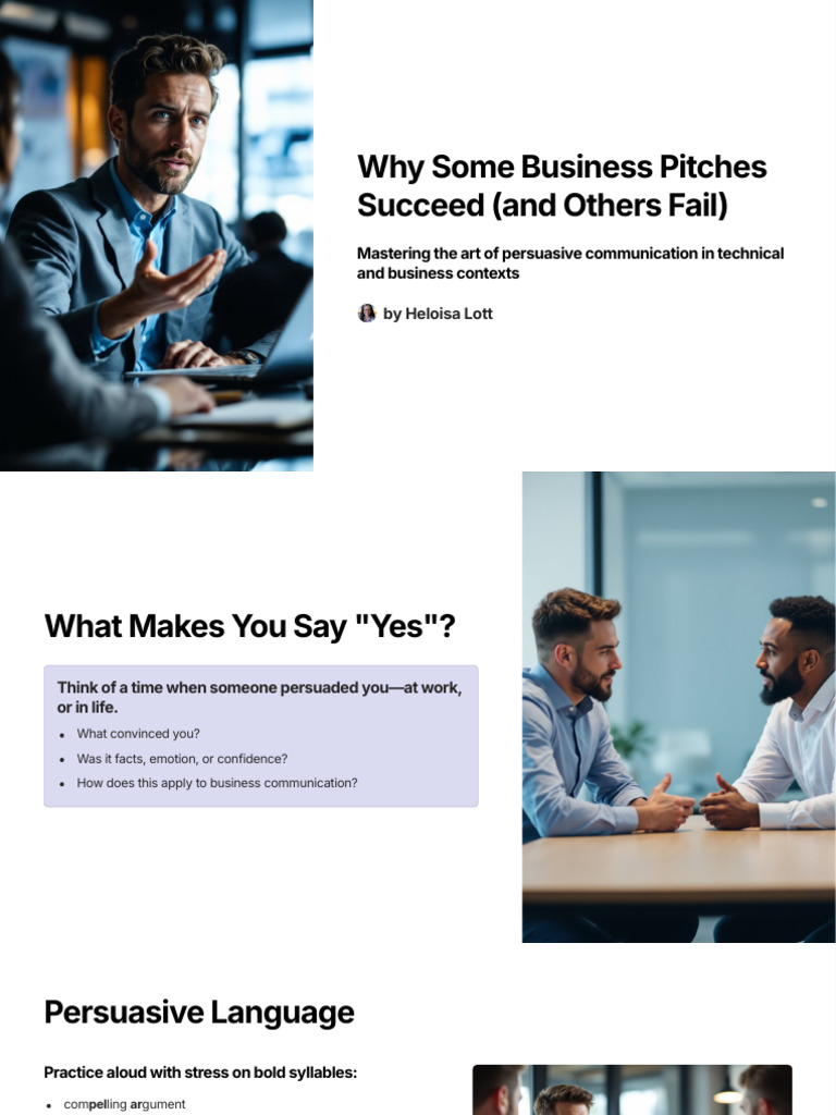 Why-Some-Business-Pitches-Succeed-and-Others-Fail | PDF | Startup ...