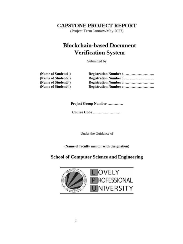 Blockchain-based Document Verification System | PDF | Authentication | Qr Code