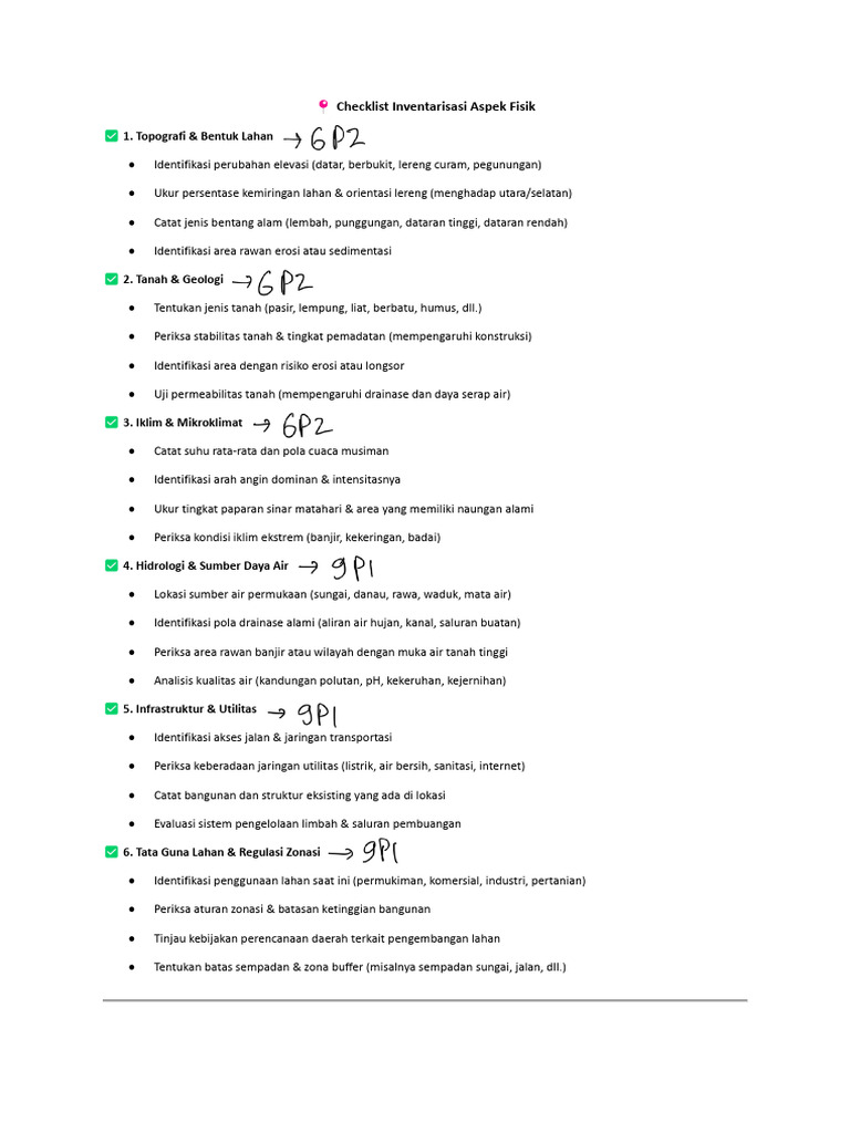 Checklist Invent Prostud | PDF