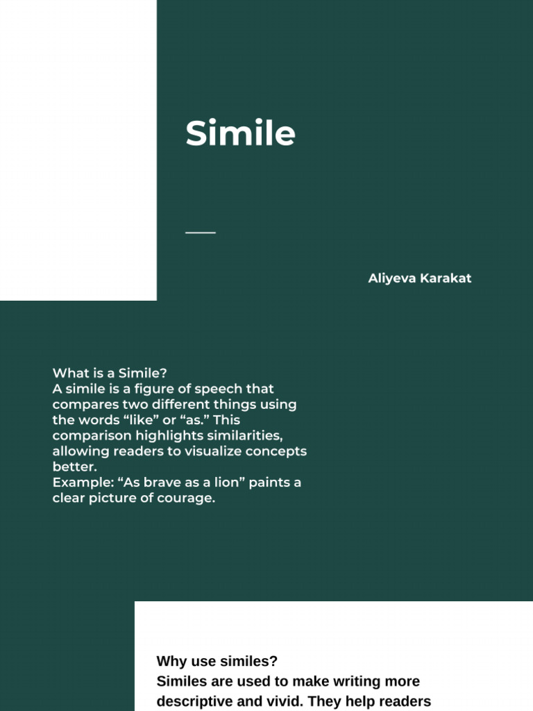 Simile | PDF