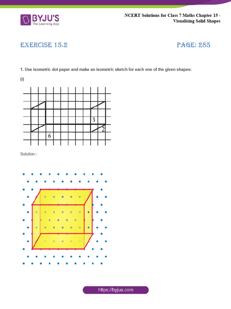 NCERT-Solutions-for-Class-7-Maths-9-May-Chapter-15-Visualising-Solid-Shapes-Exercise-15.2 | PDF ...