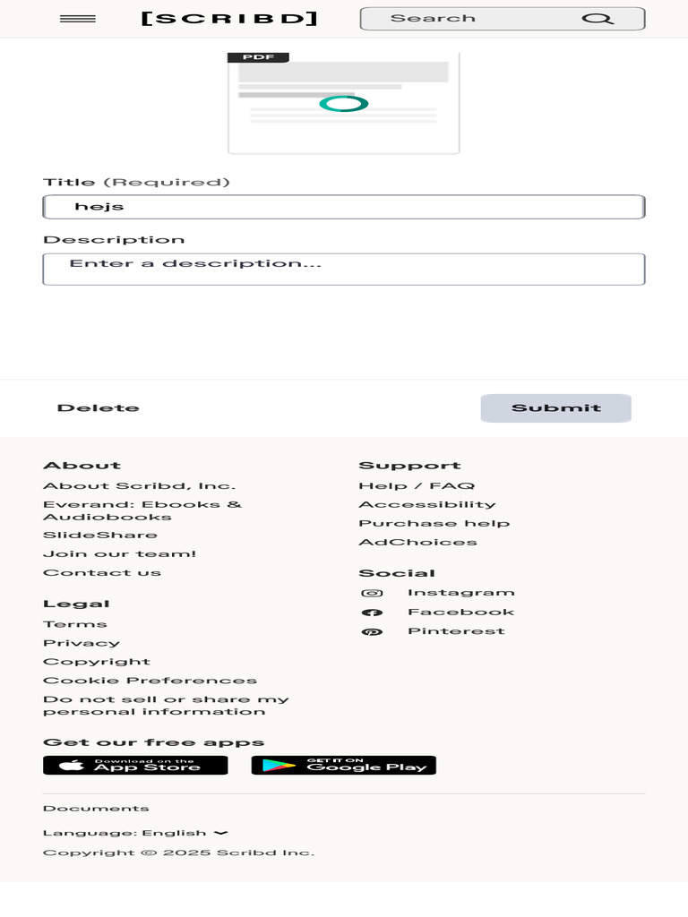 (Required) : Title | PDF