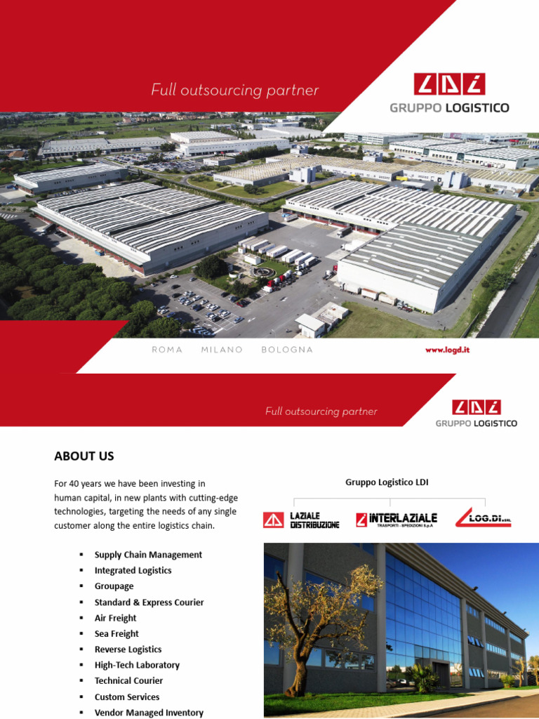 Gruppo Logistico LDI_ENG_4apr2022 | PDF | Logistics | Warehouse