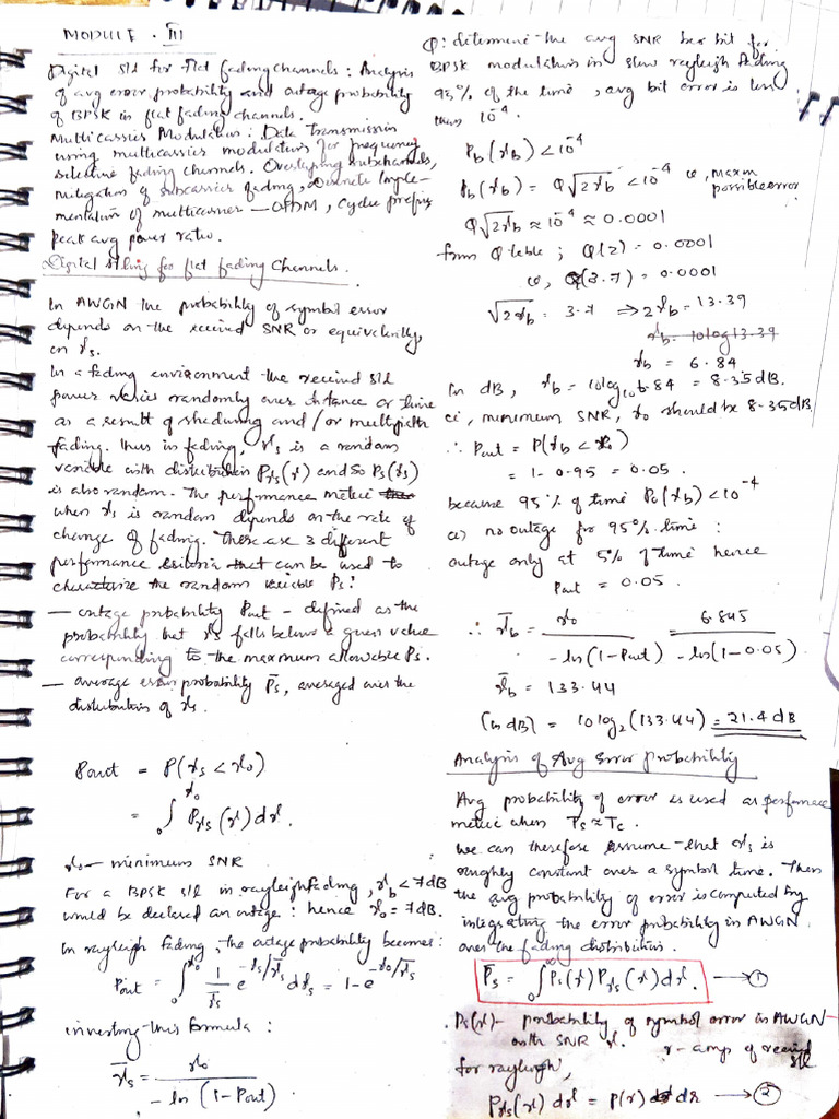 Wireless Communication Module 3 | PDF