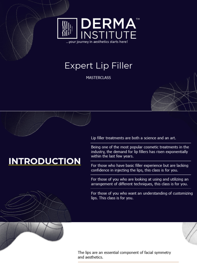 Lip-Filler-Masterclass-Presentation-Oct-24 | PDF | Lip | Blood Vessel