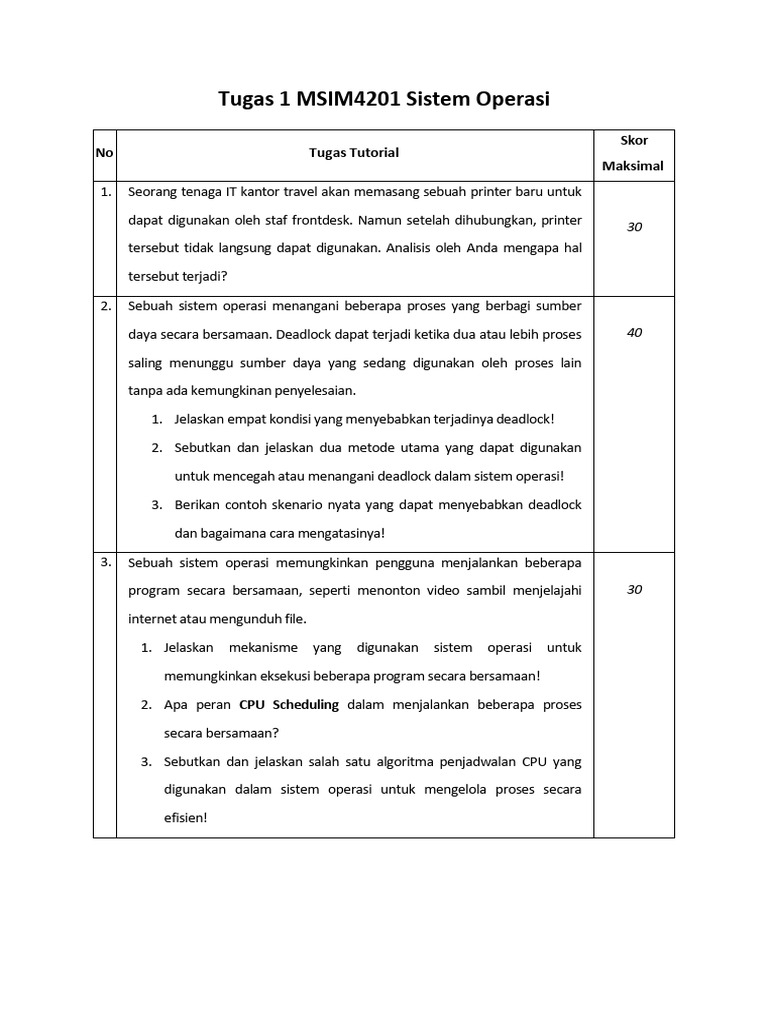 Tugas 1 Msim4201 2024 Genap | PDF