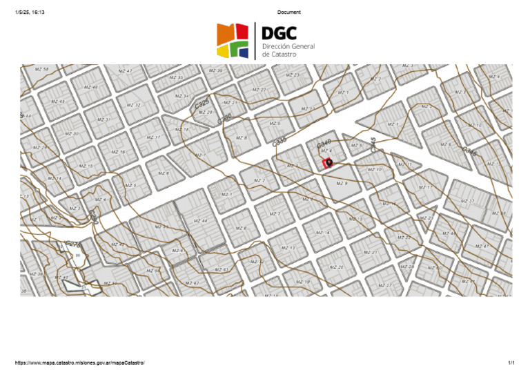 Curvas de Nivel. DGC | PDF