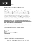 Exam Deferral Request Sample Letter | PDF | Schools | Test (Assessment)