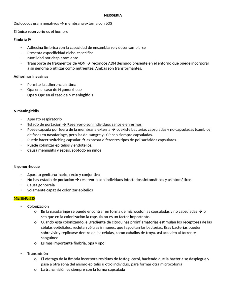 Coco Gram Negativos | PDF | Las bacterias | Sistema inmune