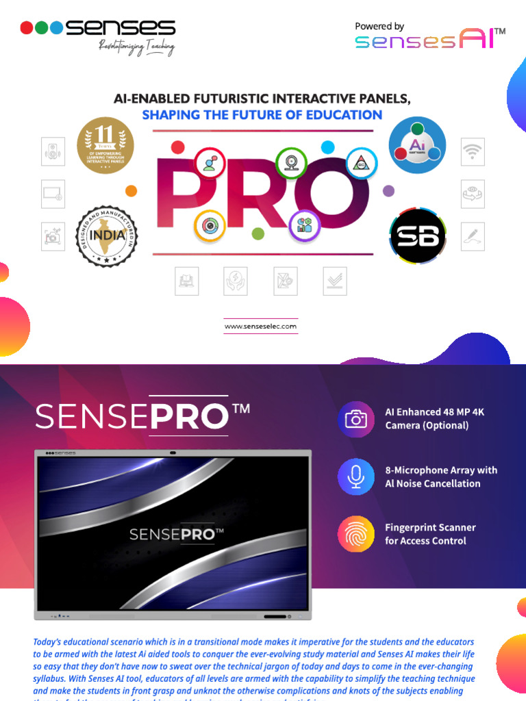 Sense PRO Brochure (UPDATED) | PDF