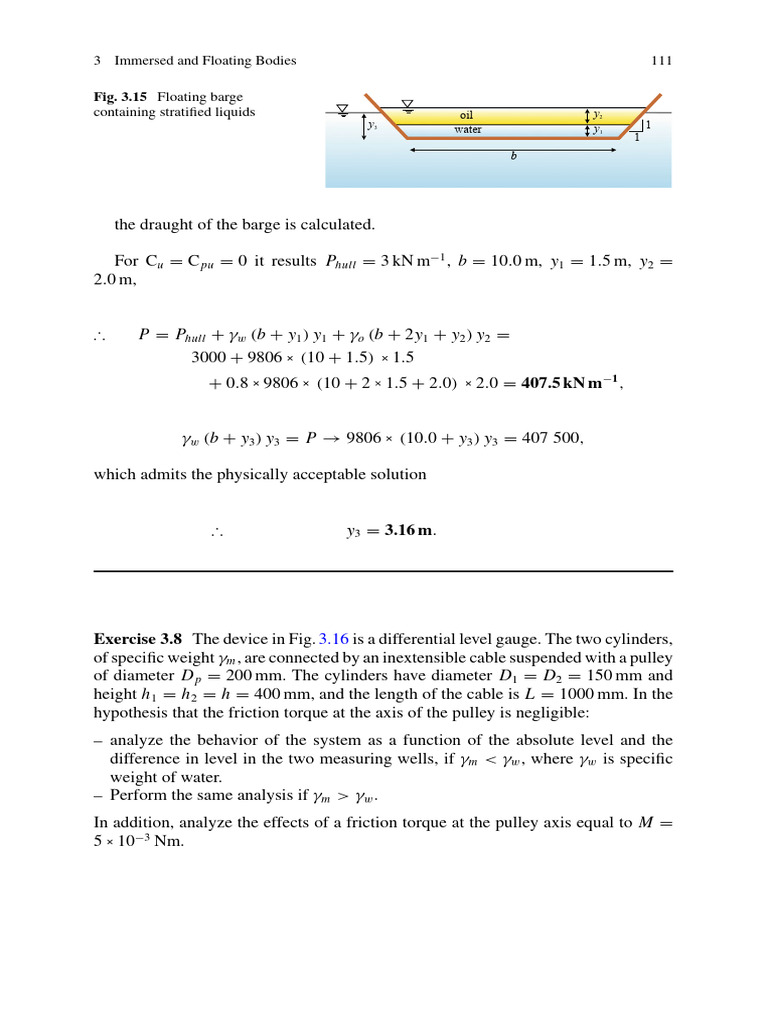 Problems in Hydraulics and Fluid Mechanics-126 | PDF