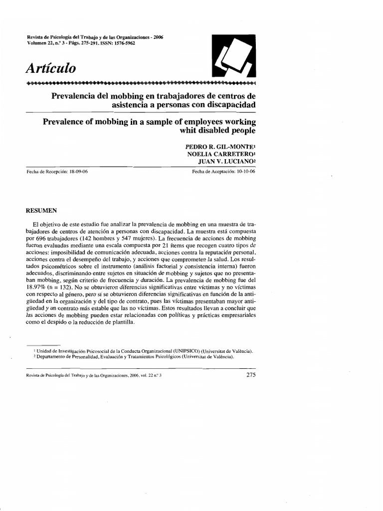 2006 Gil-Monte Et Al | PDF