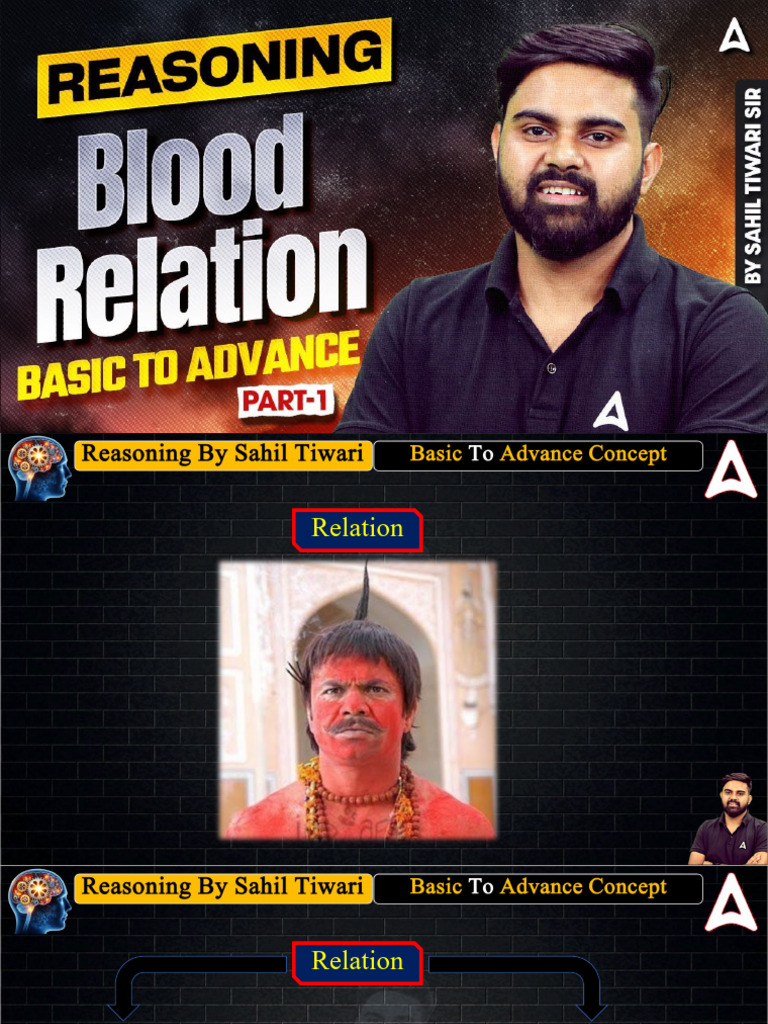 Blood Relation Part 1 | PDF