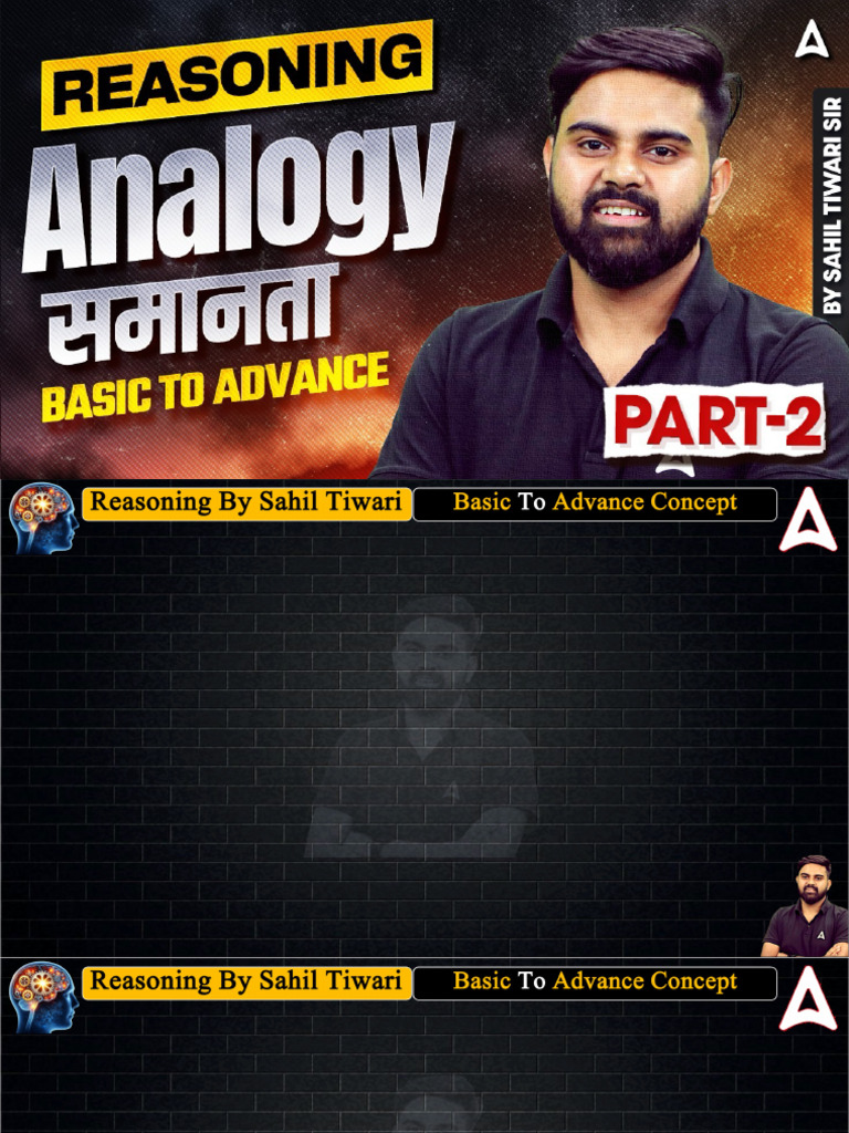 Analogy Part 2 PDF | PDF